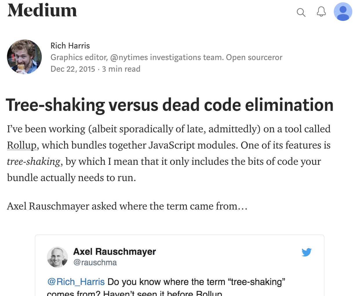 Bundling JavaScript